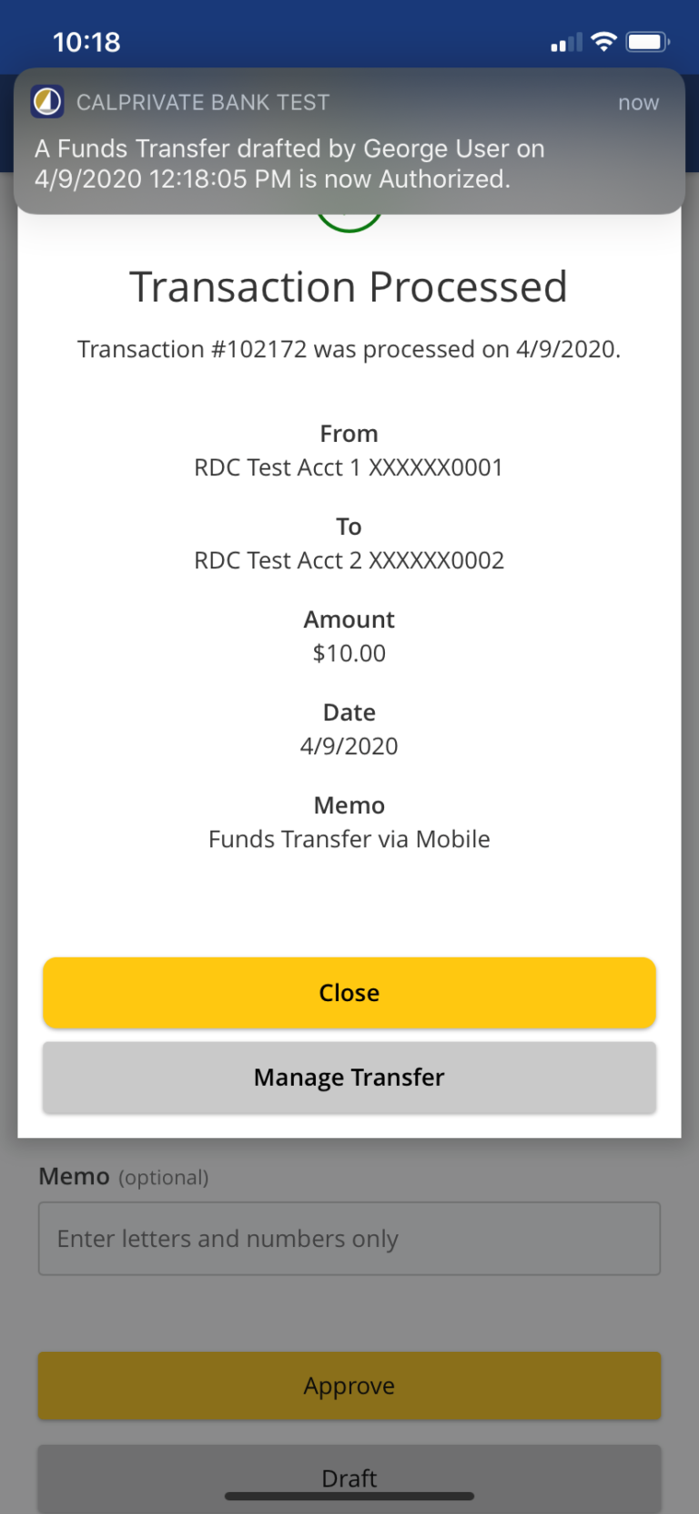 Enhanced Online Banking Experience | CalPrivate Bank